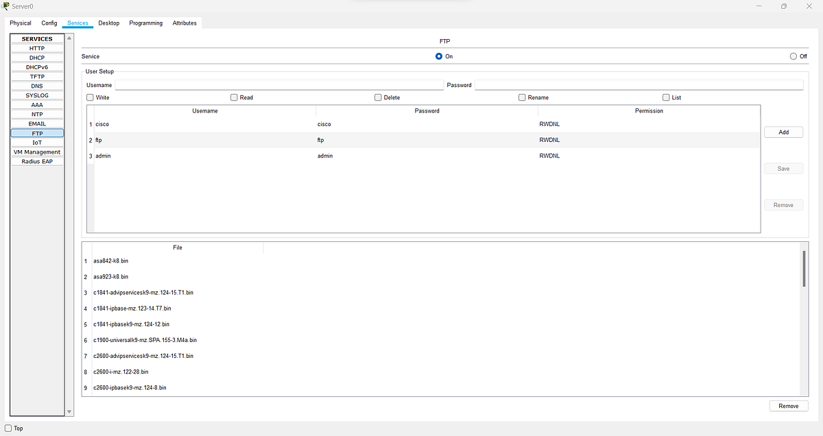 FTP server configuration in cisco packet tracer | by Shubham Panchal ...