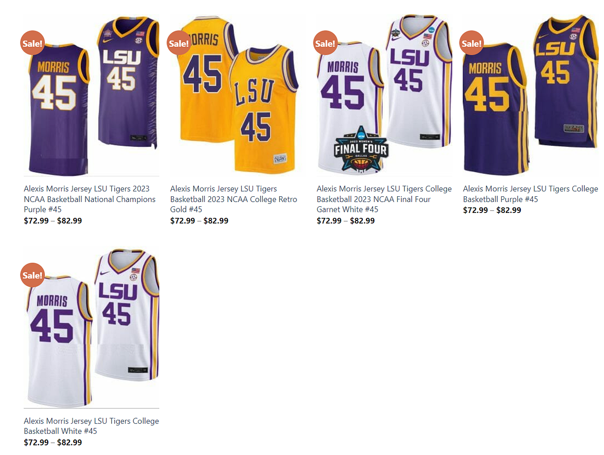 Unveiling the Essence of Fandom: The LSU Tigers Basketball Jersey by ...