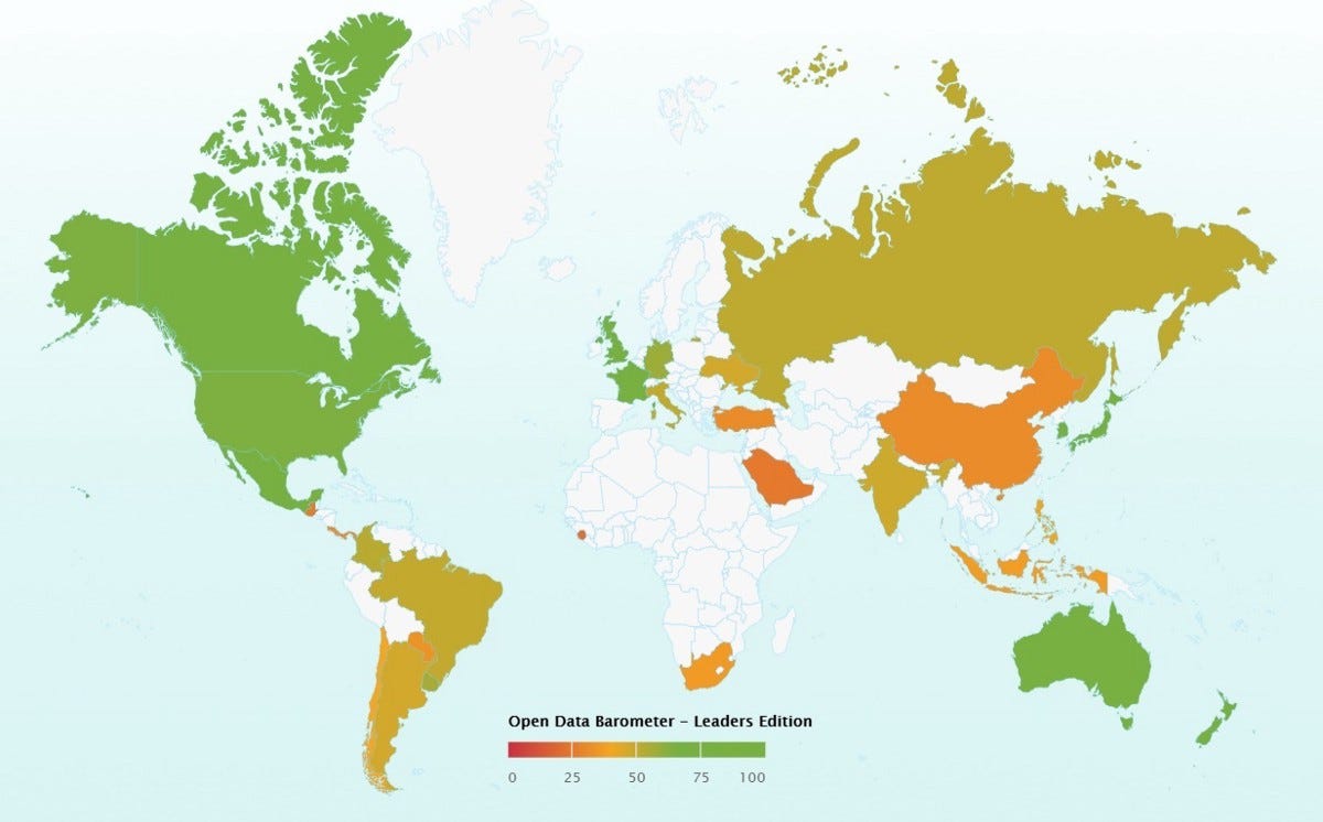 The global leaders of open data: TOP 30 countries to follow | by ...