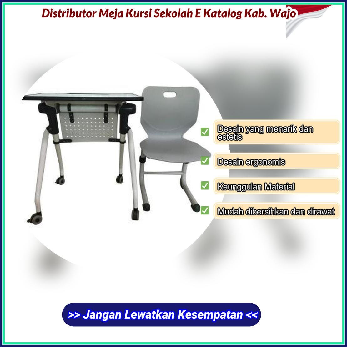 Distributor Meja Kursi Sekolah E Katalog Kab Wajo - Sekolahmejabelajar - Medium