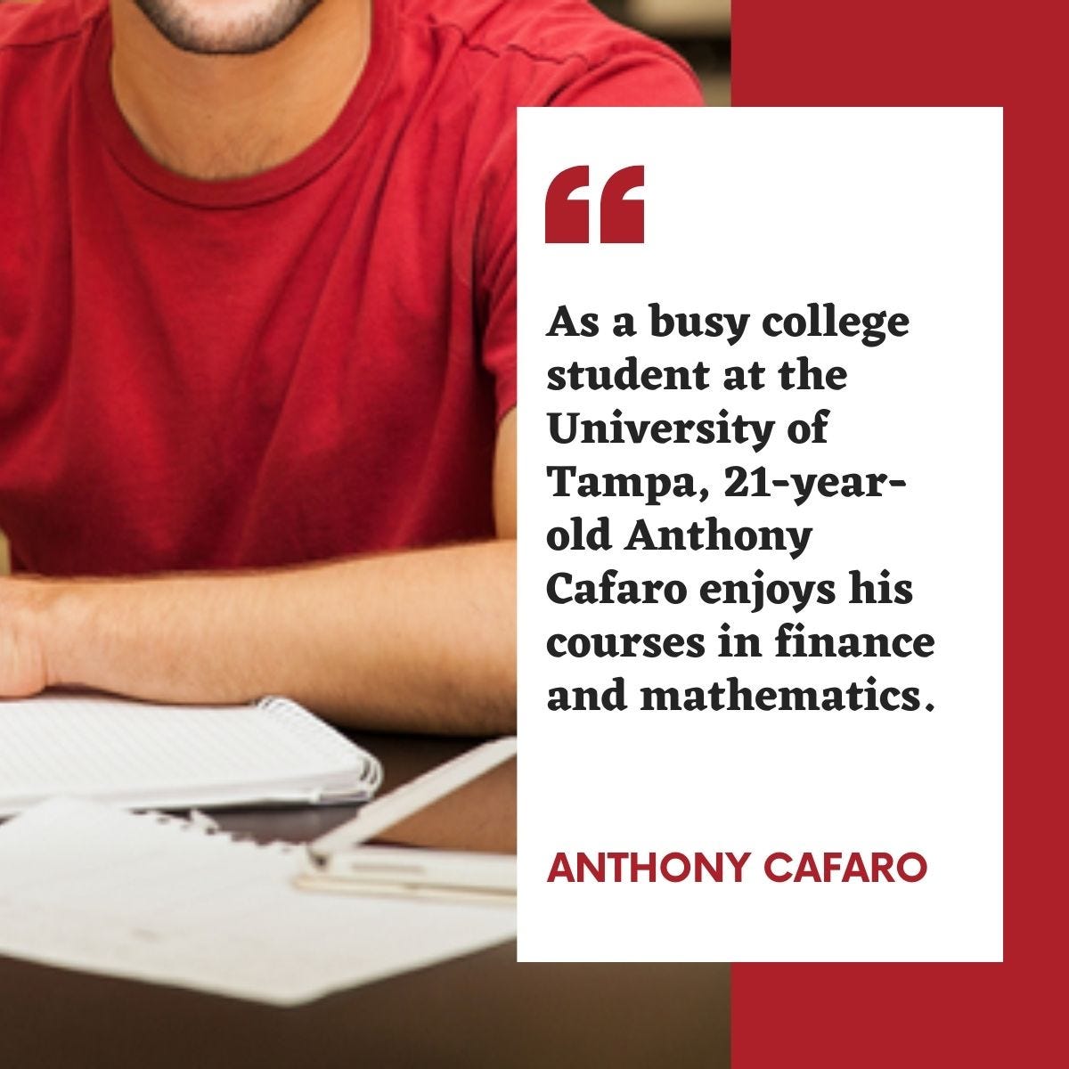 Anthony Cafaro — College Student - Anthony Cafaro - Medium
