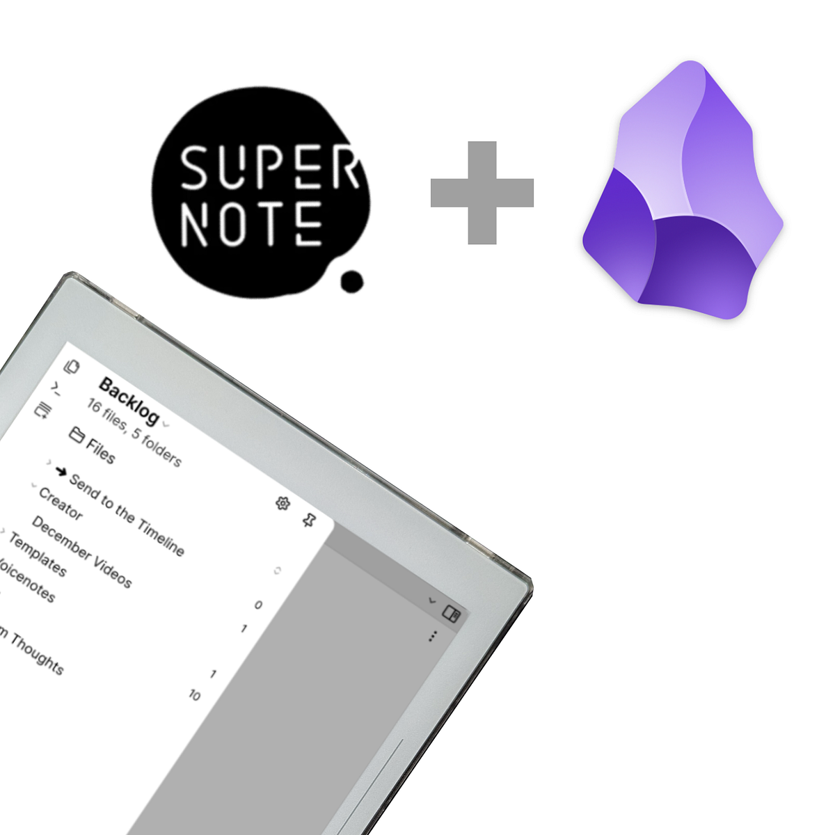 A few thoughts on using the Obsidian app on the Supernote. | by ...