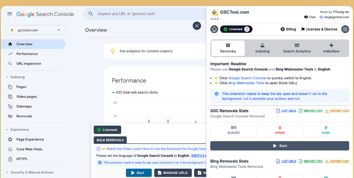 Bulk URL Removal Tool Google — gsctool.com Extension | by Nguyen Tuan Vu | Medium