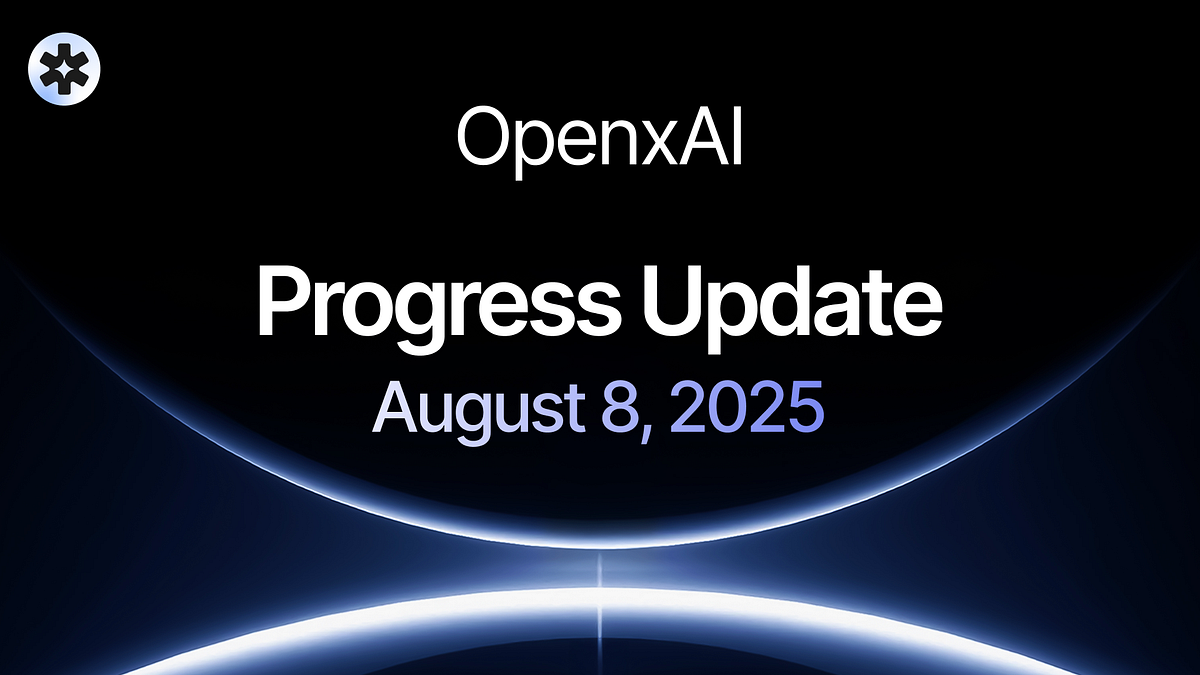 OpenxAI Progress Update — August 8, 2025 | by Santeri Aramo | OpenxAI | Aug, 2025 | Medium