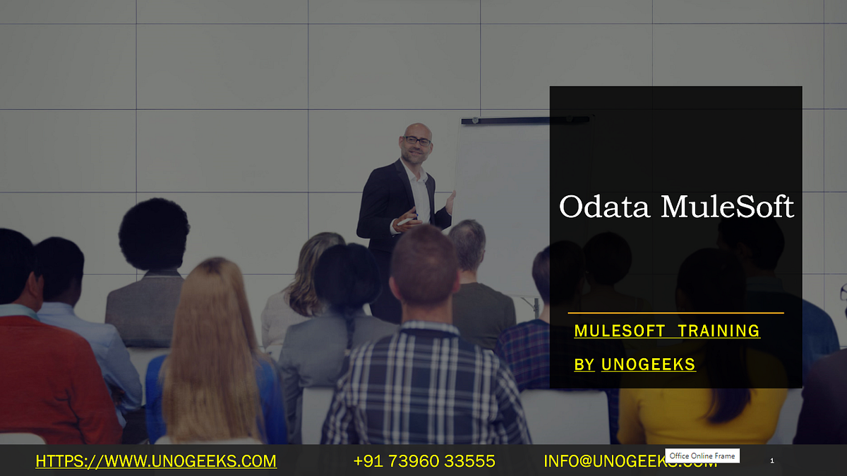 Odata MuleSoft. MuleSoft can be used to integrate with… | by Vijayramraju | Jan, 2024 | Medium