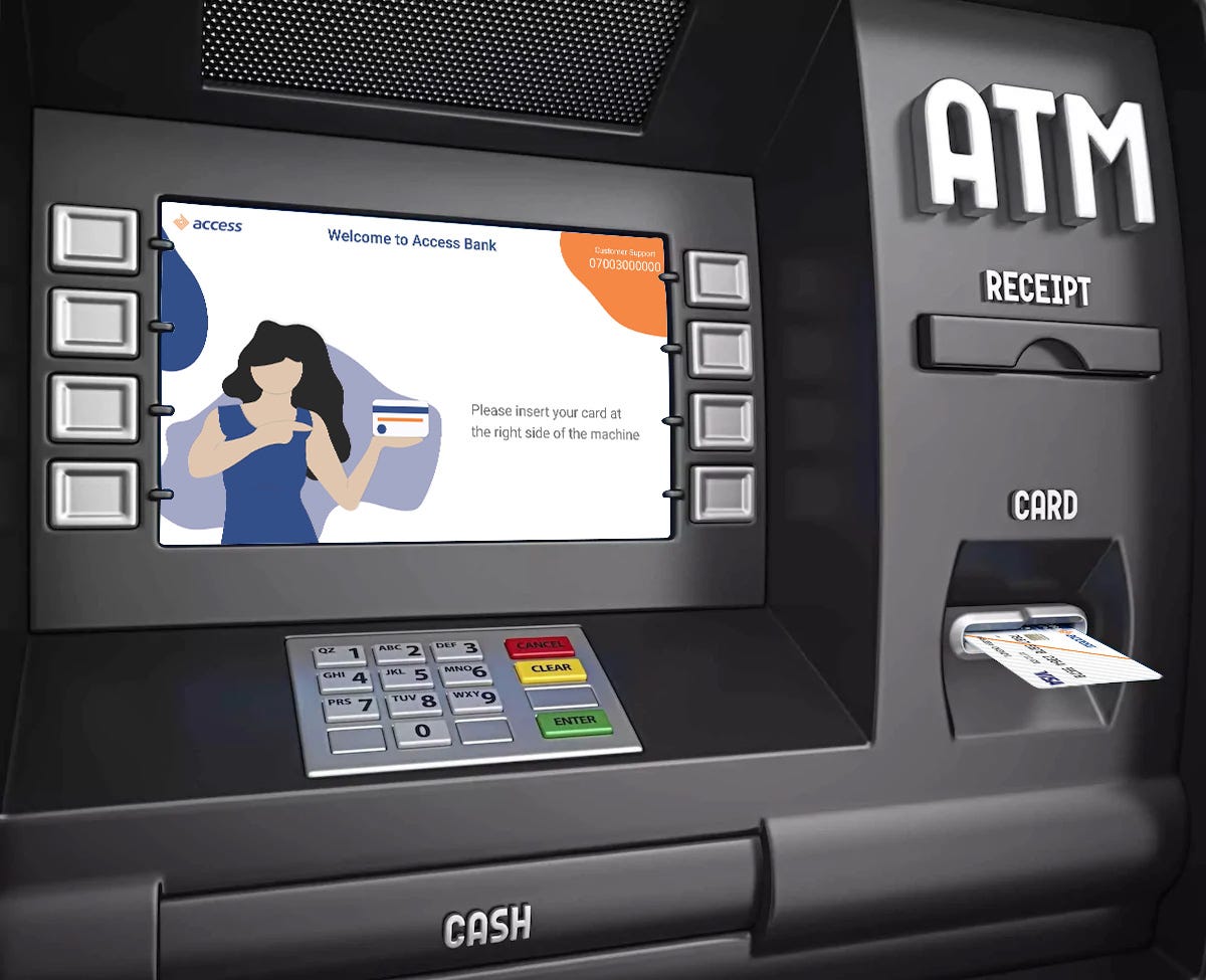 Atm Machine Screen