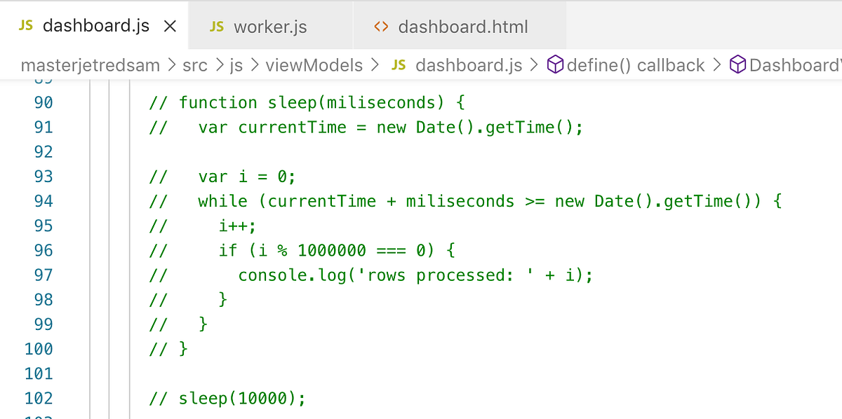 Using Web Worker for Long Tasks in Oracle JET | by Andrej Baranovskij | Oracle Developers | Medium