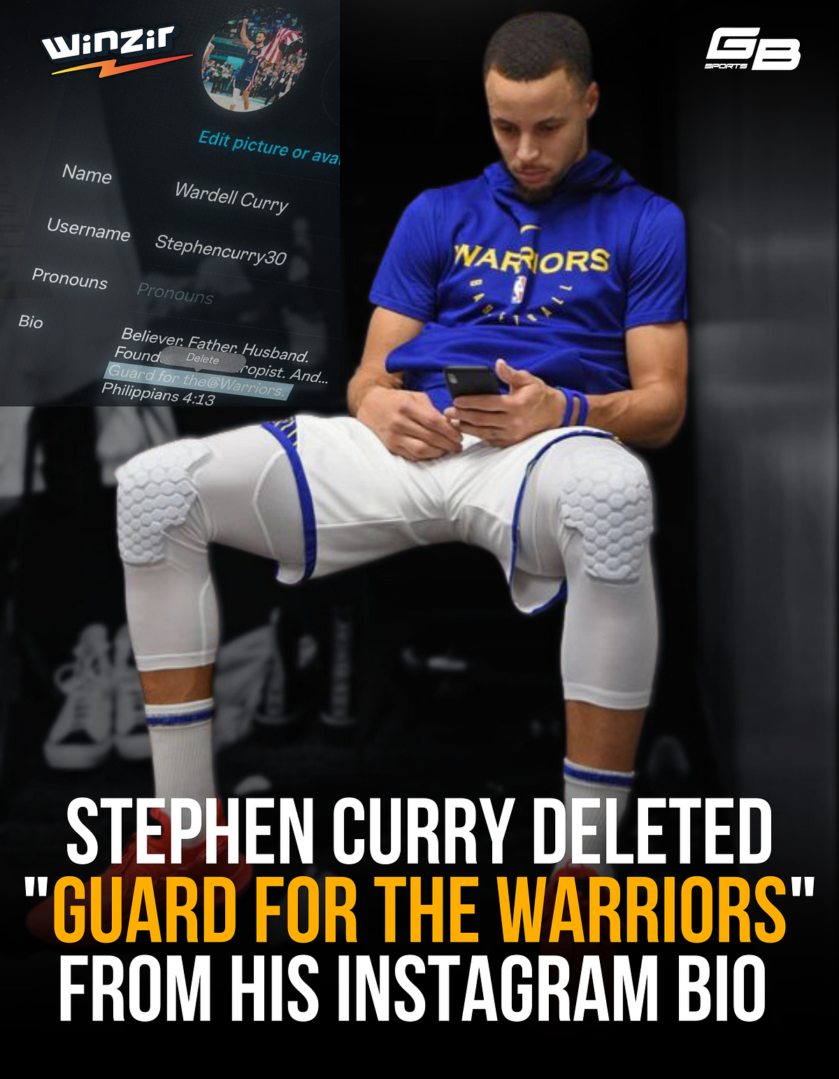 Steph Curry’s Instagram Bio Change Sparks Speculation Among Fans | by ...