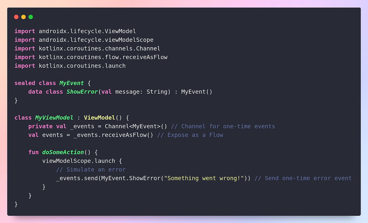 Using Event Channel Over StateFlow for Error Handling in Jetpack Compose | by Sijan Neupane | Medium