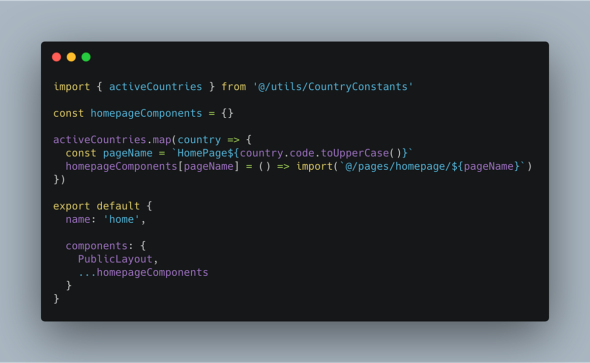 Importing An Array Of Lazy Loaded Components In Vue By Mario Sanz 3523