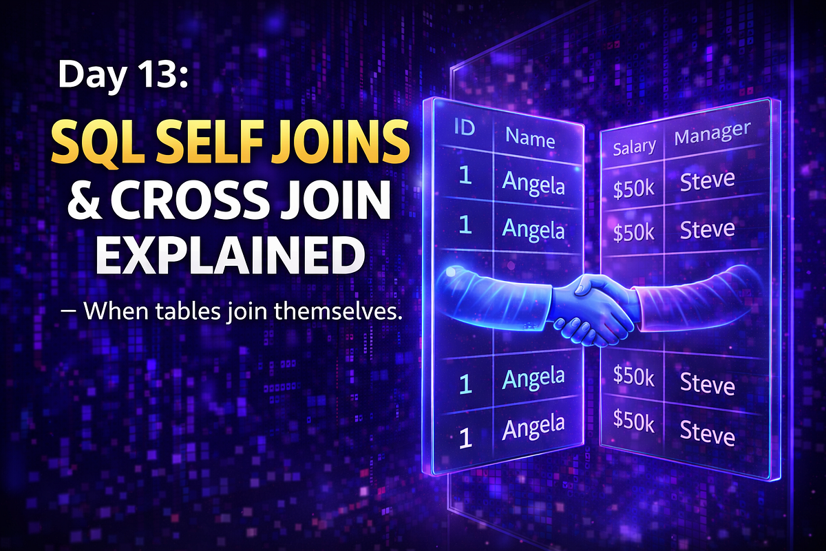 Master SQL in 30 Days: Day 13 — The Mirror Dimension 🪞 Self Joins ...