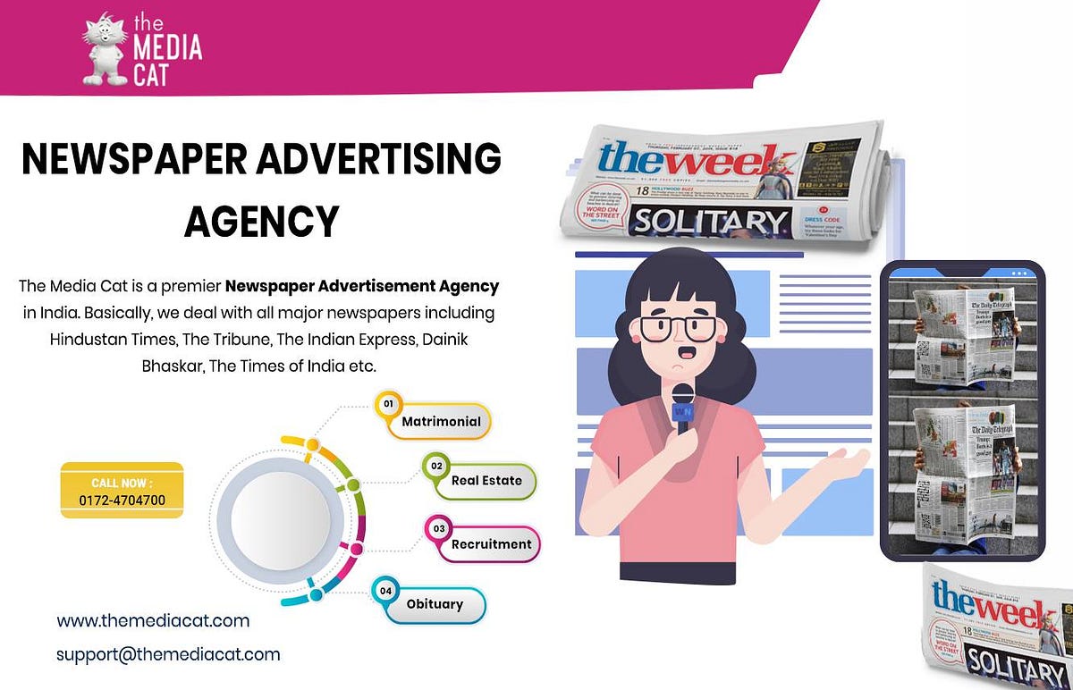 Newspaper Advertising Agency. TheMediaCat counted in a top ten, it is… | by Vertika kapoor | Medium