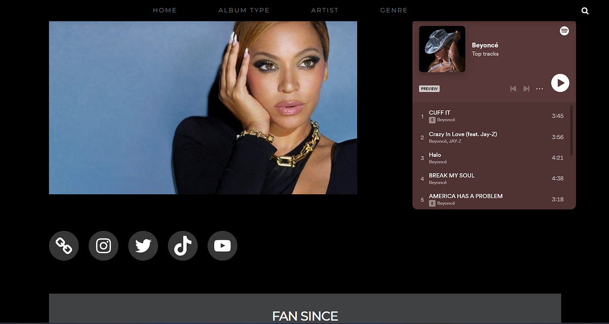Case Study: Album Review Wordpress Site Redesign | by Hannah Ebba | Medium
