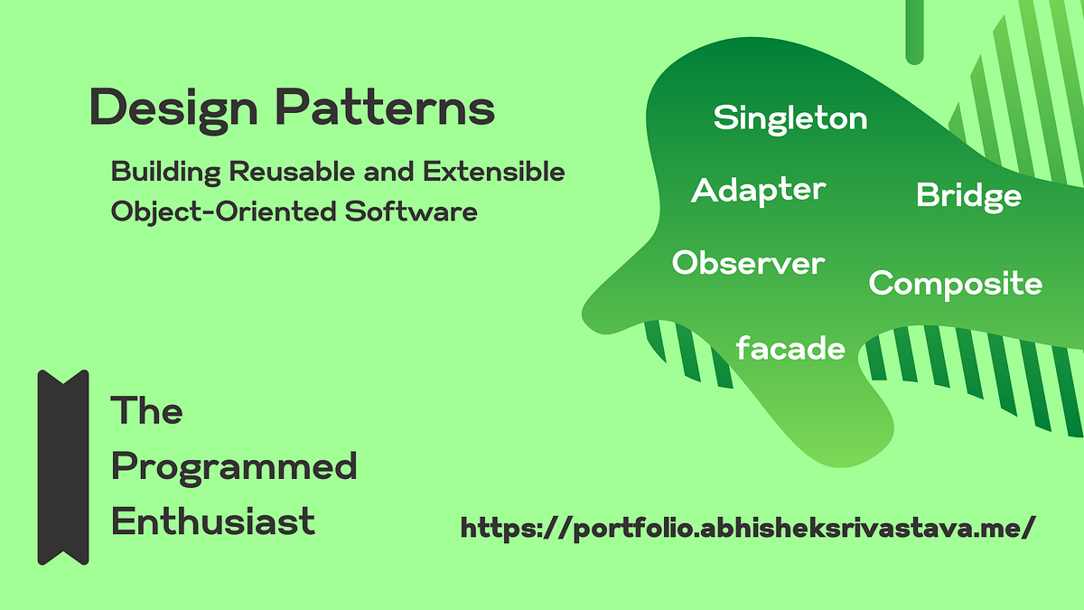 Design Patterns. The Art of Designing Object-Oriented… | by Abhishek ...