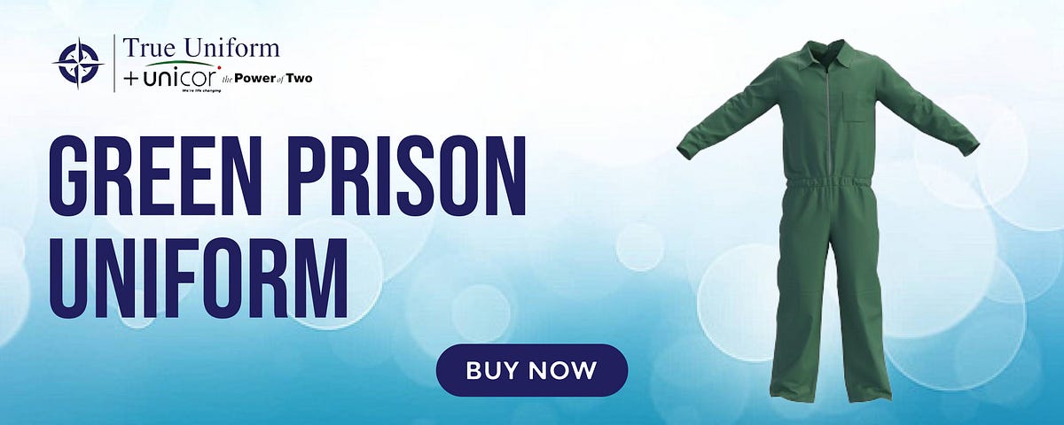 Enhance Safety and Visibility with TrueUniform’s Green Jail Jumpsuits ...