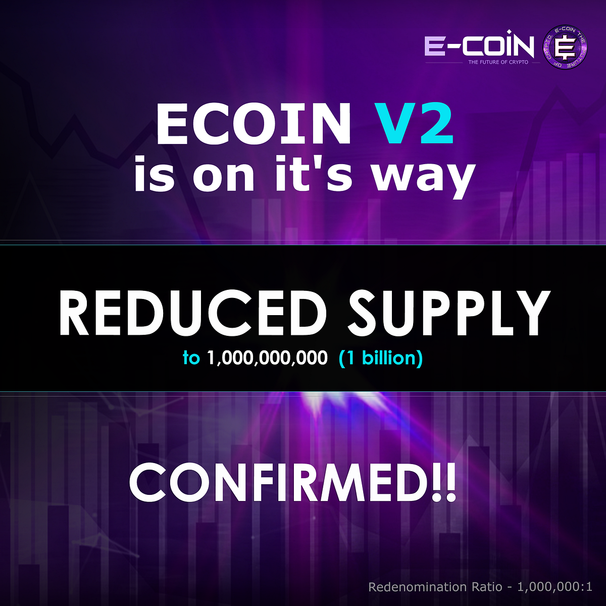 Reduced Supply confirmed for ECOIN V2 - Ecoin Finance - Medium