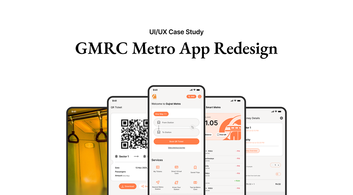 UI/UX Case Study — GMRC Metro App Redesign | by DeepakHudda | Nov, 2025 ...