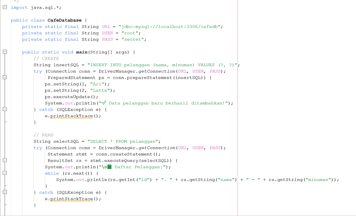 Belajar Database Programming di Java (JDBC) dengan Contoh CRUD | by Arimbisitohang | Medium