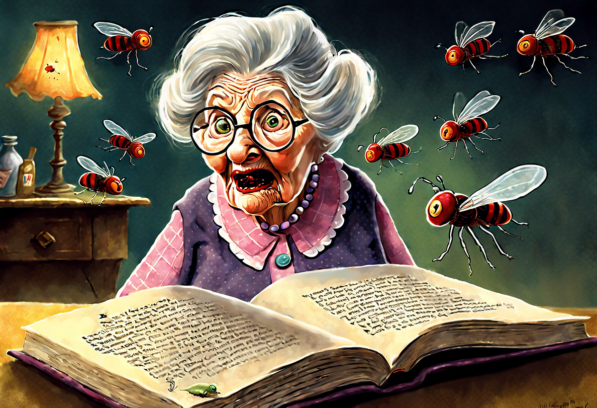 There Was An Old Lady Who Swallowed A Fly Book Review | by B Park | Mar ...
