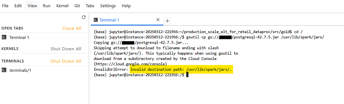 Deploying a PostgreSQL JDBC Driver in Dataproc | by Ayushi Gupta | Medium