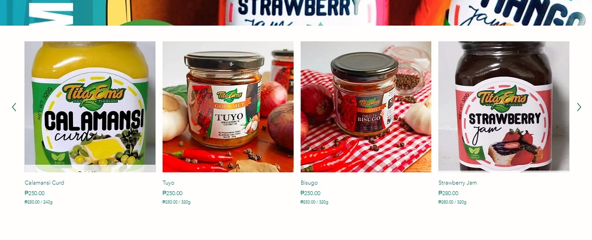 First Portfolio Project: Tita Em’s Homemade Products (Food Industry ...