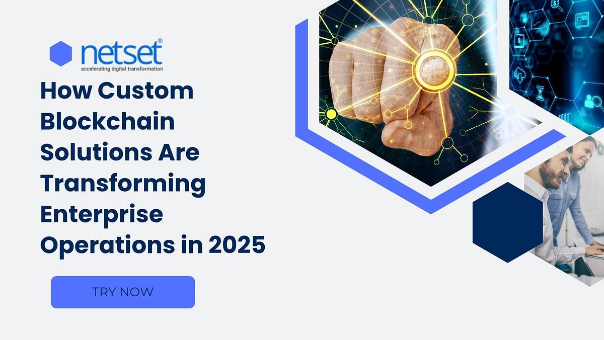 How Custom Blockchain Solutions Are Transforming Enterprise Operations in 2025 | by NetSet ...