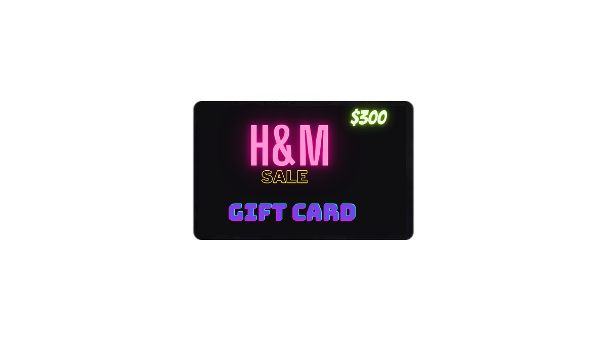 Grab Your H&M Gift Card Now! - Jayne Ward (Miami,Florida) - Medium