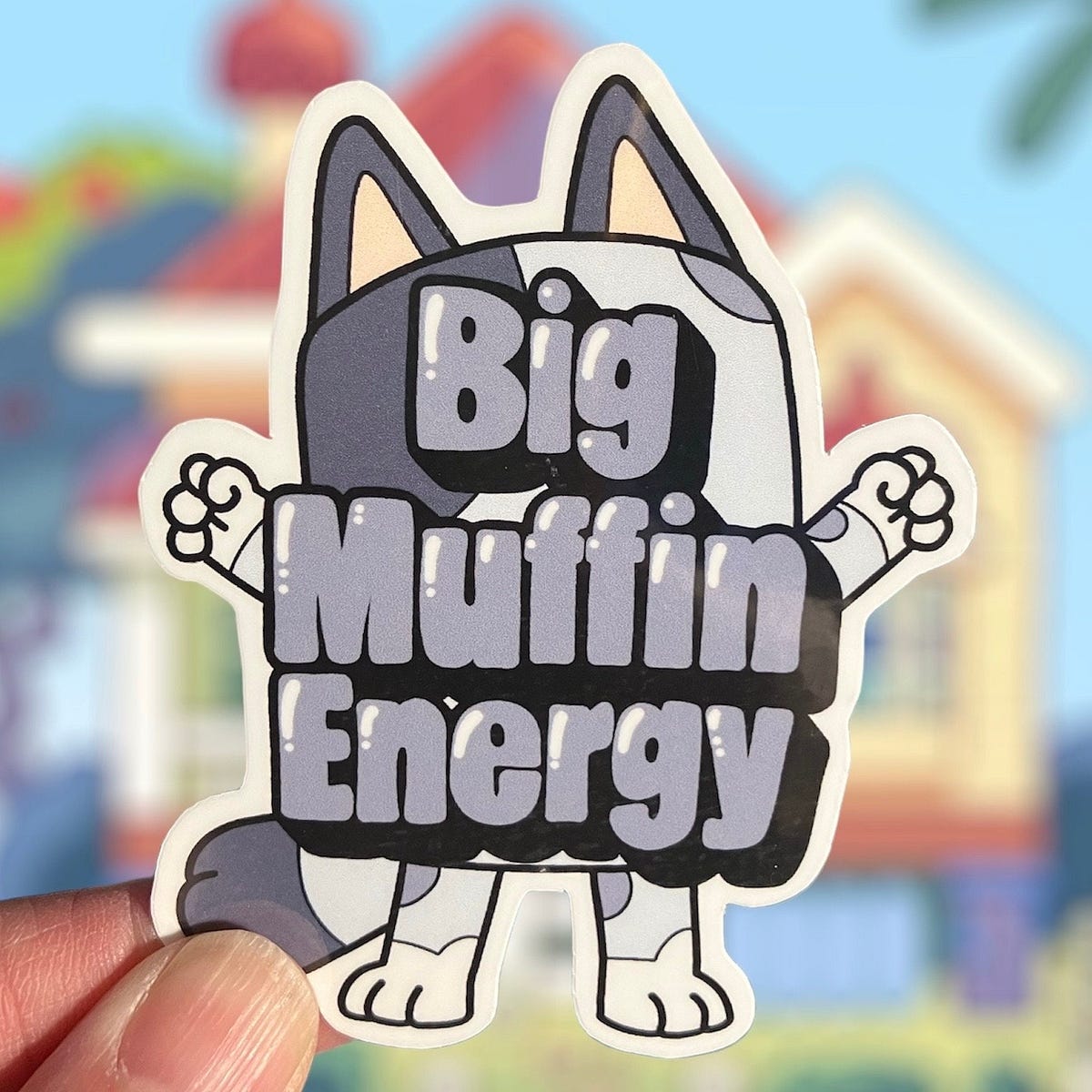 Big Muffin Energy Vinyl Decal for Laptop or Tumbler — Bluey | by James ...