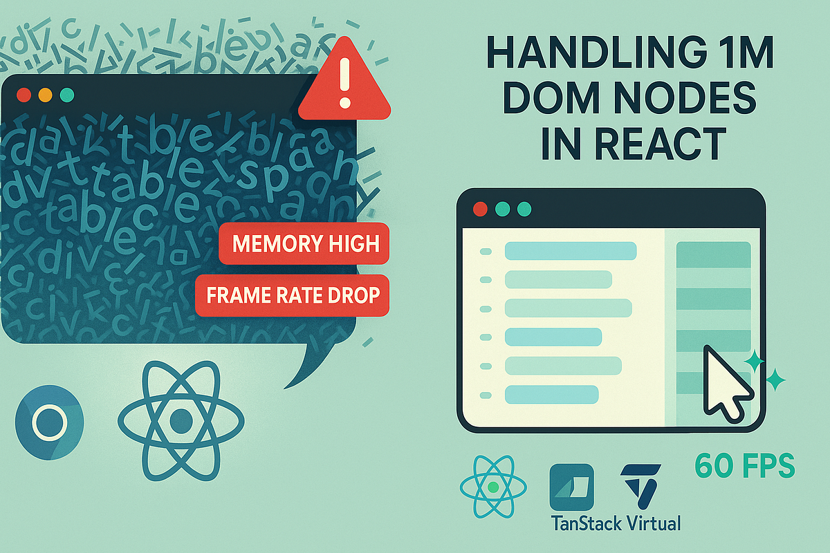 Handling 1M DOM Nodes in React: Virtualization Without Sacrificing UX | by Bhagya Rana | Medium
