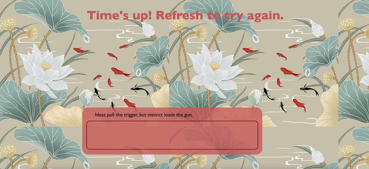 Creative Coding Final Project. link to Github click here. | by Kaiqing ...