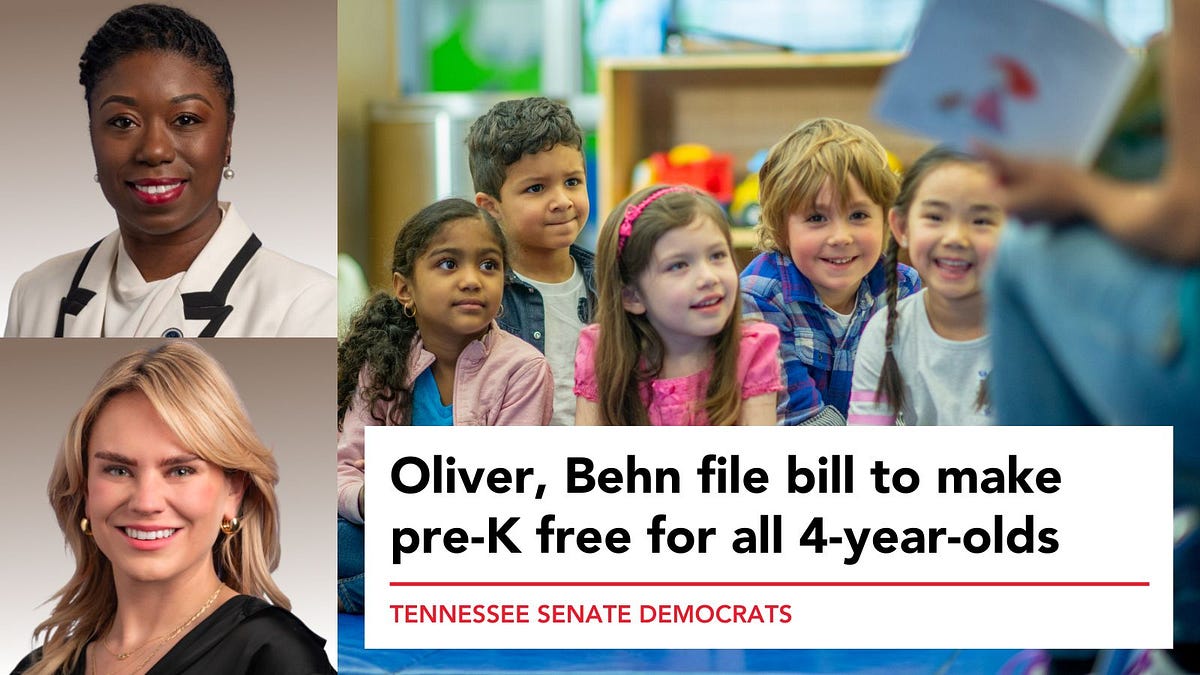 Sen. Charlane Oliver, Rep. Aftyn Behn Announce Bill to Make Preschool ...