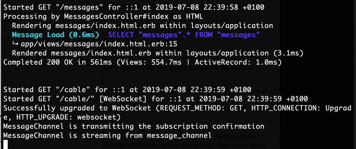 Using Action Cable to Integrate WebSockets with your Rails Application | by Chris Dews | Medium