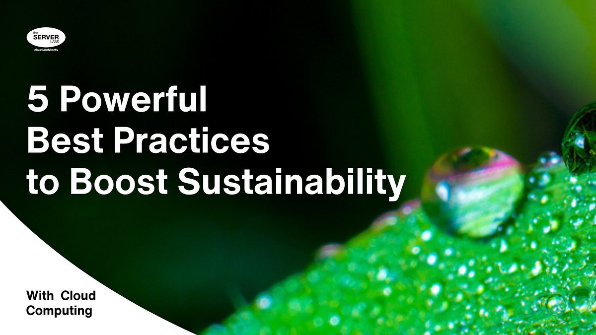 5 Powerful Best Practices to Boost Sustainability with Cloud Computing | by The Server Labs ...
