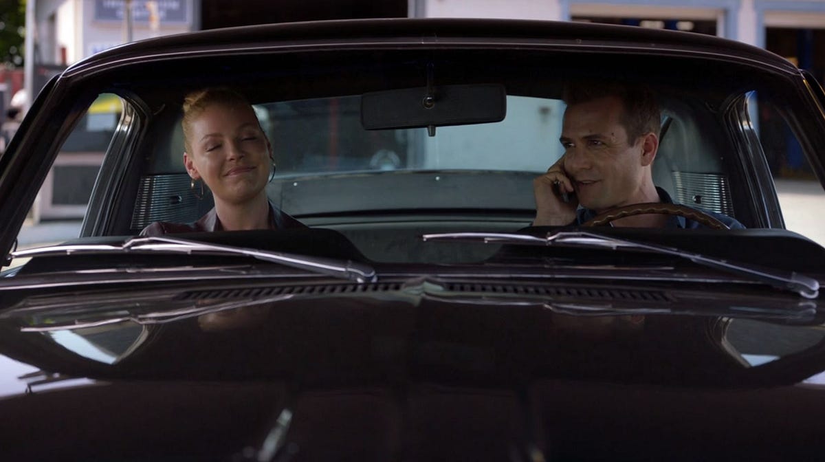 ‘Suits’: S09.E07. “Scenic Route”. Harvey and Samantha head out on a ...