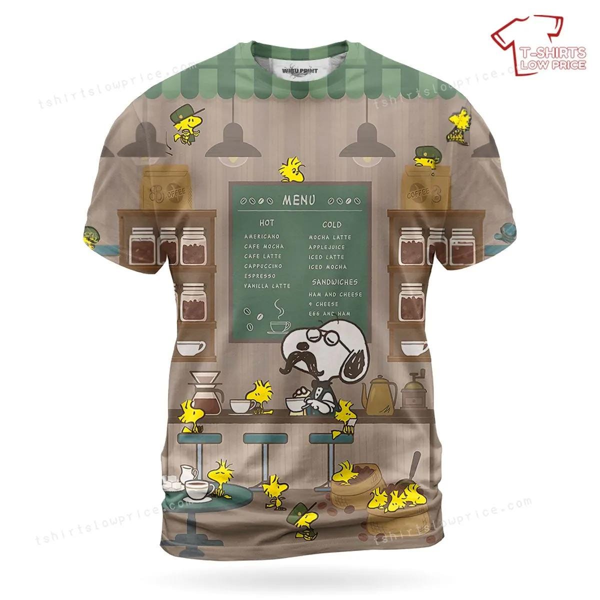 The Snoopy Restaurant 3D Shirt. More Than Just a Shirt: It’s a Snoopy ...