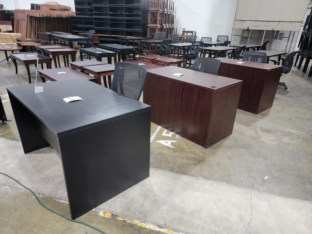 Gently Used Desk for Sale $99 — Lester - Corporate Rentals Clearance ...