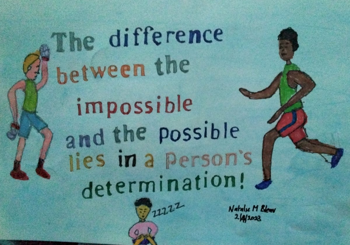 DETERMINATION IS STAYING POWER!!. Determination is the commitment to ...