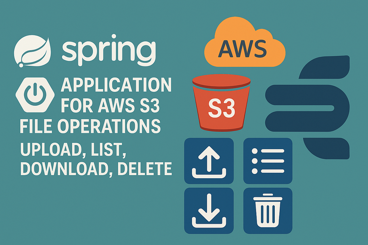Build a Spring Boot Application for AWS S3 File Operations (Upload, List, Download, Delete) | by ...