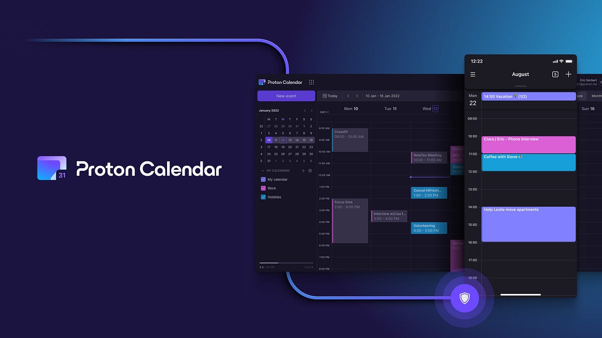 Proton Calendar Replaces Gcal. As part of my attempt to de-Google… | by ...