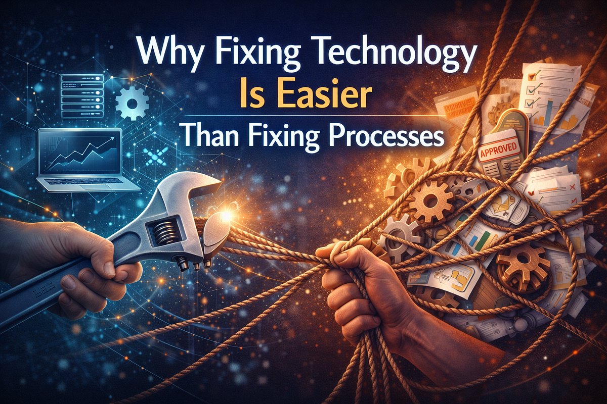 Why Fixing Technology Is Easier Than Fixing Processes | by Tech Horizon ...