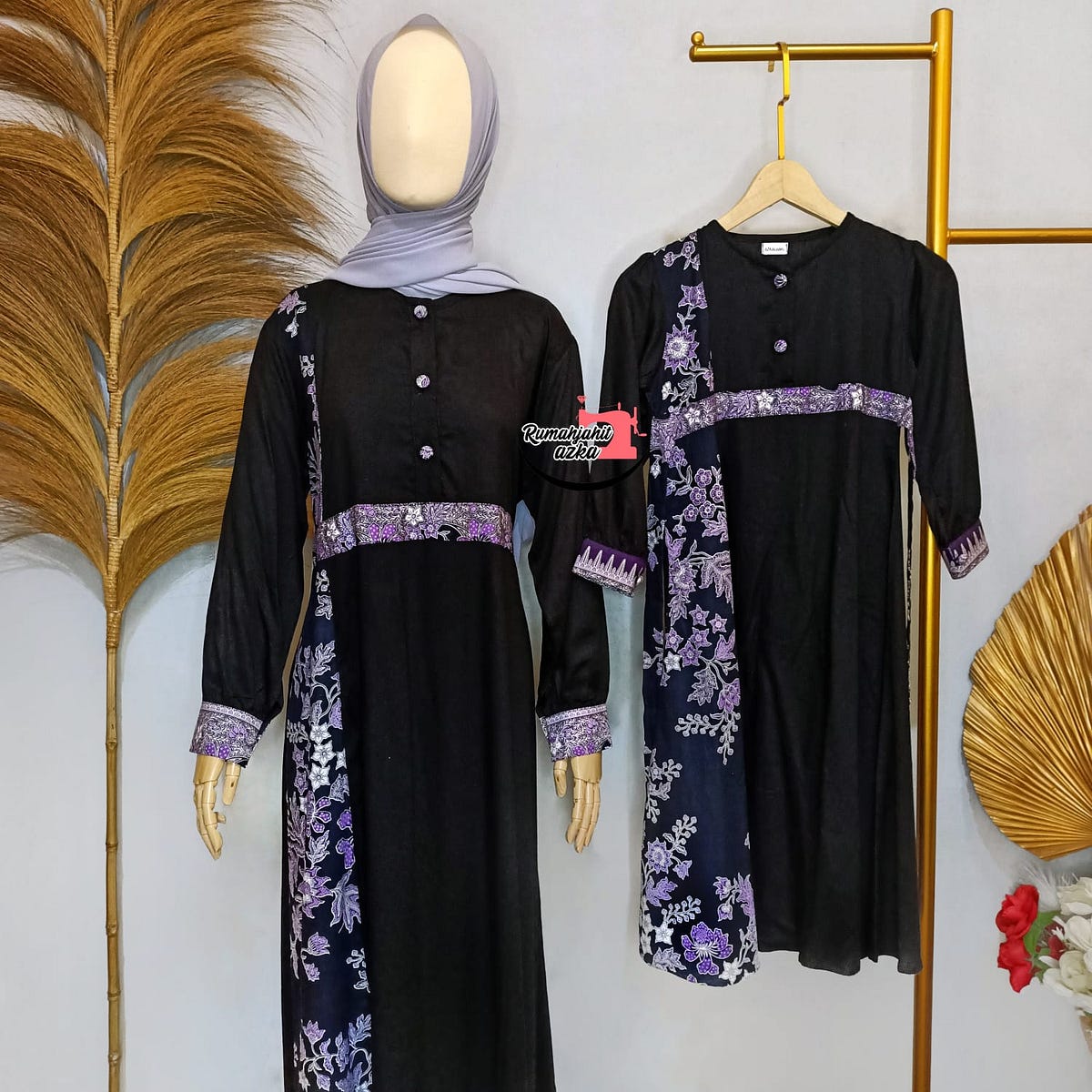 Simple Batik Dress by Rumah Jahit Azka - Rumah Jahit Azka - Medium