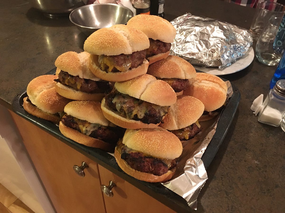 Pyramid of Burgers | by gin.tonic | 901 cooks | Medium