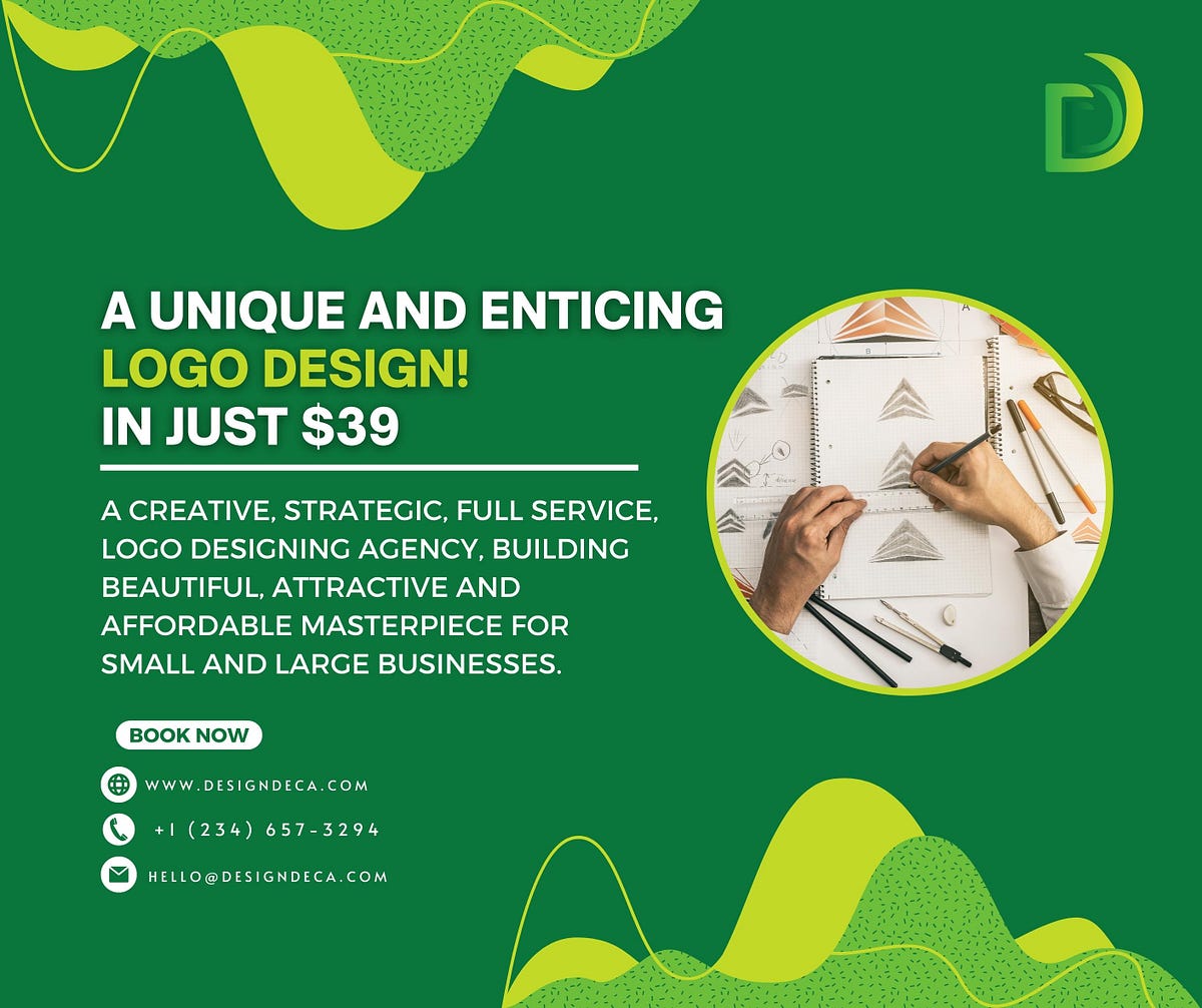 UNIQUE LOGO DESIGN | USA | DESIGNDECA. - Design Deca - Medium