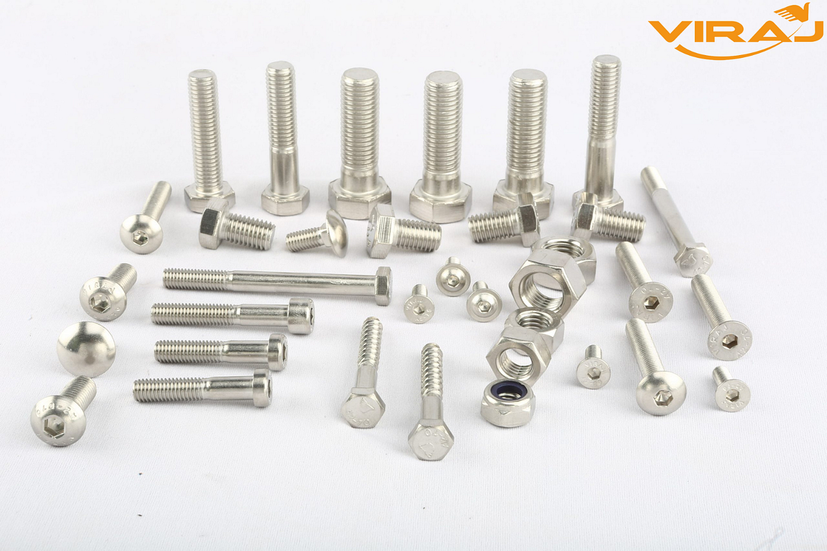 What are Stainless Steel Fasteners and Their Types? | by Viraj Steel ...