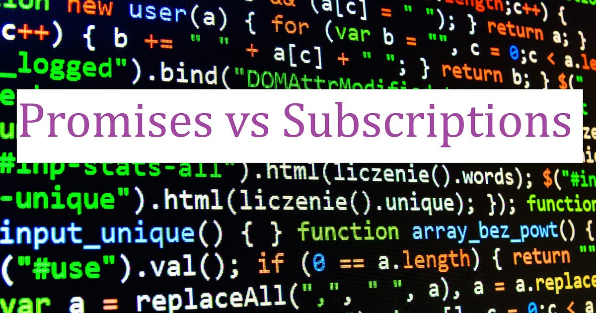 Understanding Promises and Subscriptions in Angular: A Comprehensive Guide | by Alice | Medium