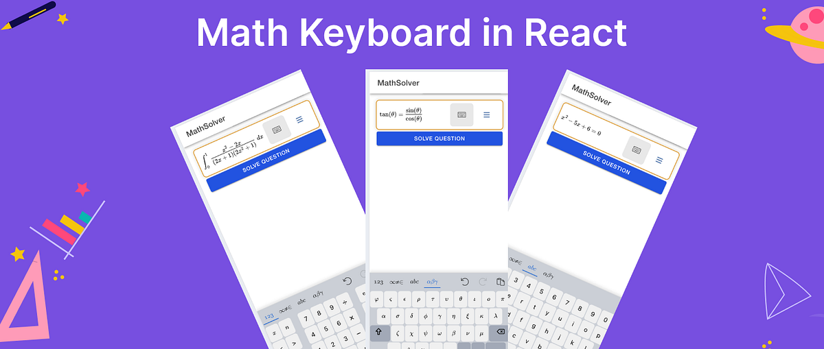 Mathematics Meets React: Integrating Math Keyboard with Mathlive in React | by Adebisi Joseph ...