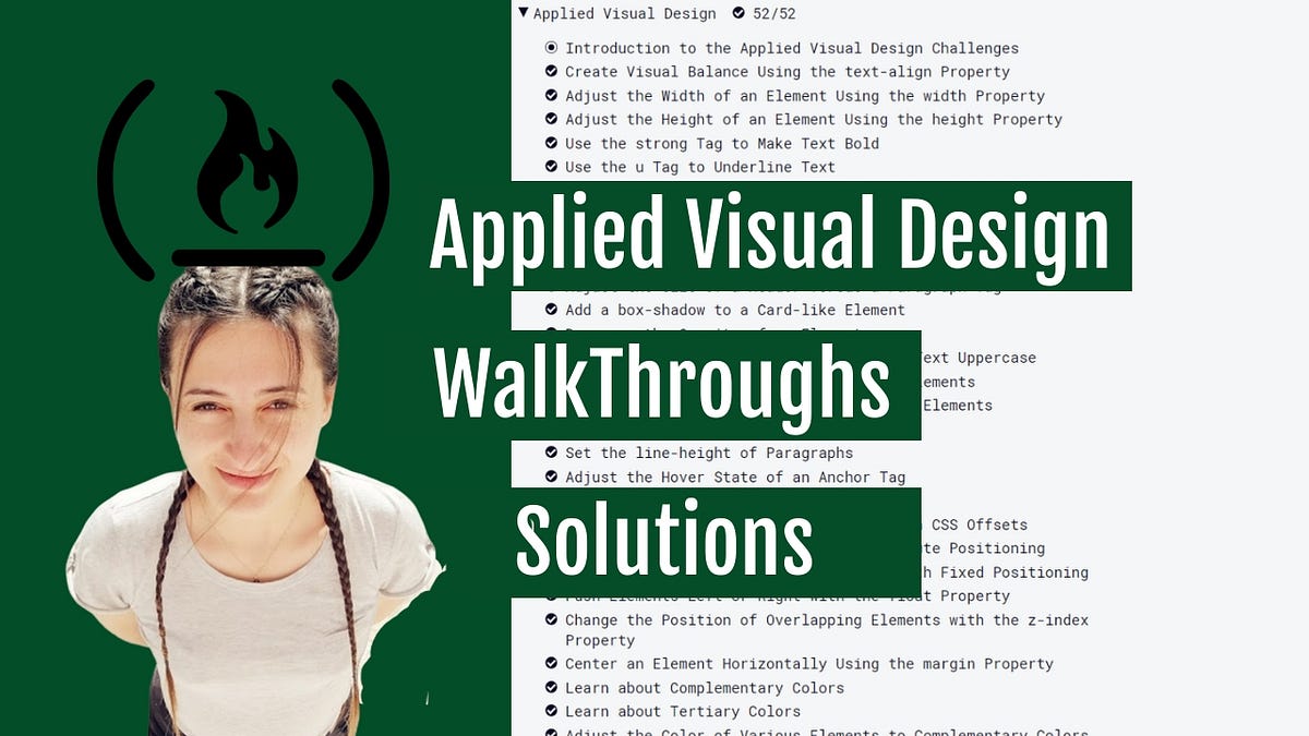 Freecodecamp Applied Visual Design By Eleftheria Batsou Medium
