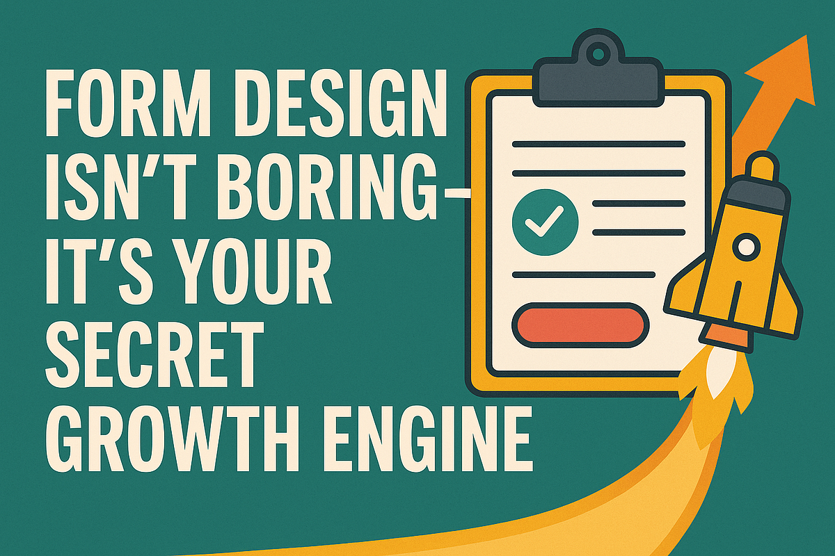 Form Design Isn’t Boring — It’s Your Secret Growth Engine | by ...