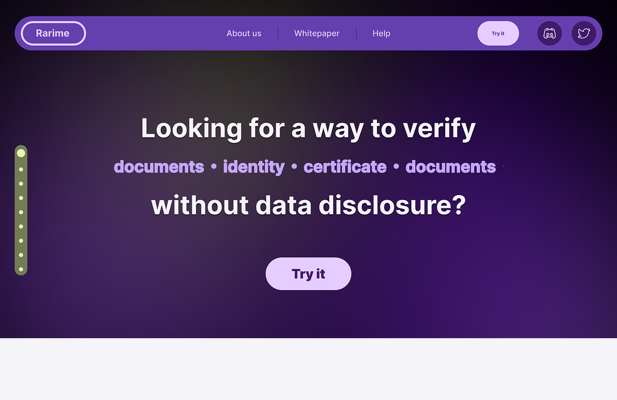 UX/UI Case Study: Designing Web3 Verification Platform’s Landing Page ...