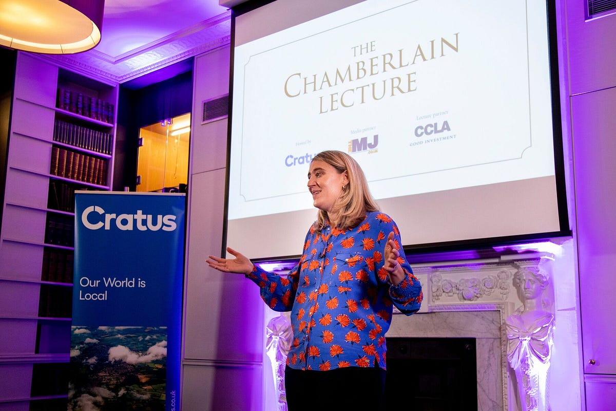 Chamberlain Lecture 2022: Councillor Georgia Gould | by Change by ...